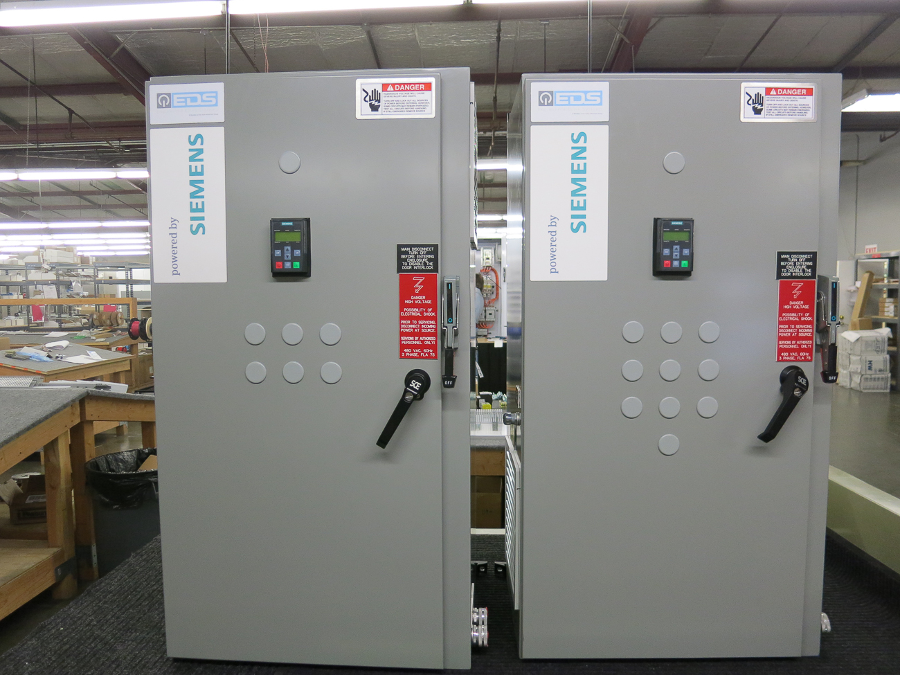 Engineered Drive Systems - Nema 12 40HP Siemens G120 Drives (Qty: 4).
