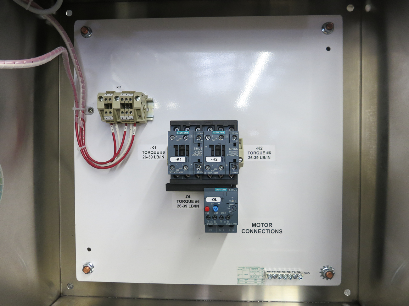 Engineered Drive Systems - Nema 4X SS 25HP Siemens G120 Drives (Qty: 2).
